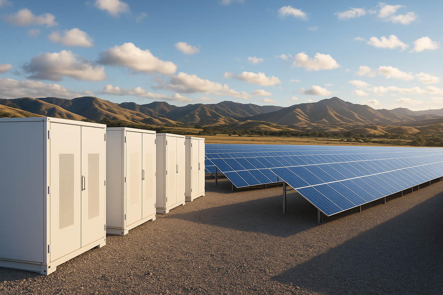 Solar energy in California: batteries reduce curtailment